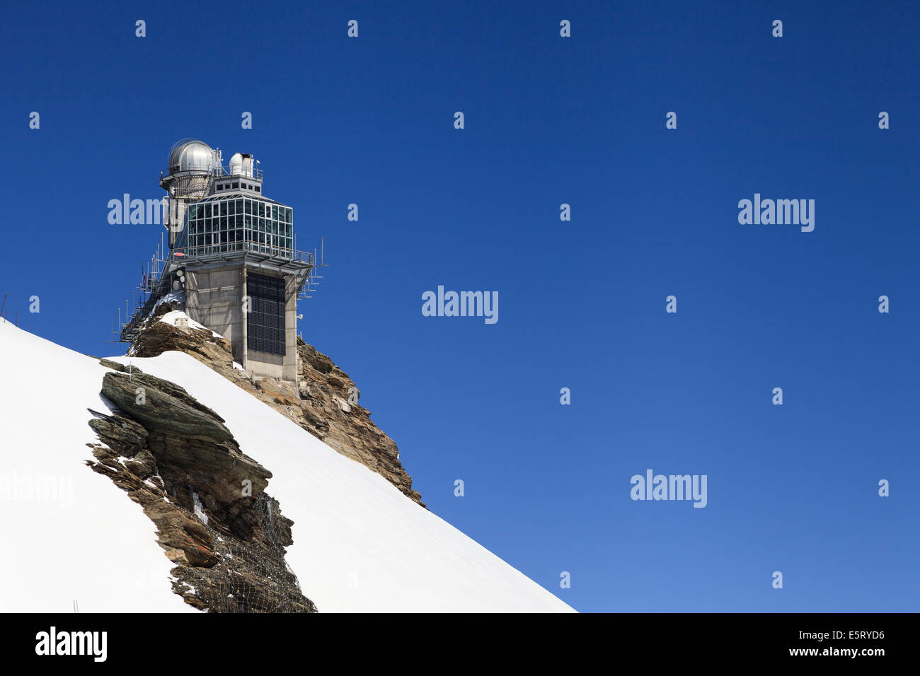 Sphinx high altitude observatory in Jungfraujoch pass in Switzerland ...