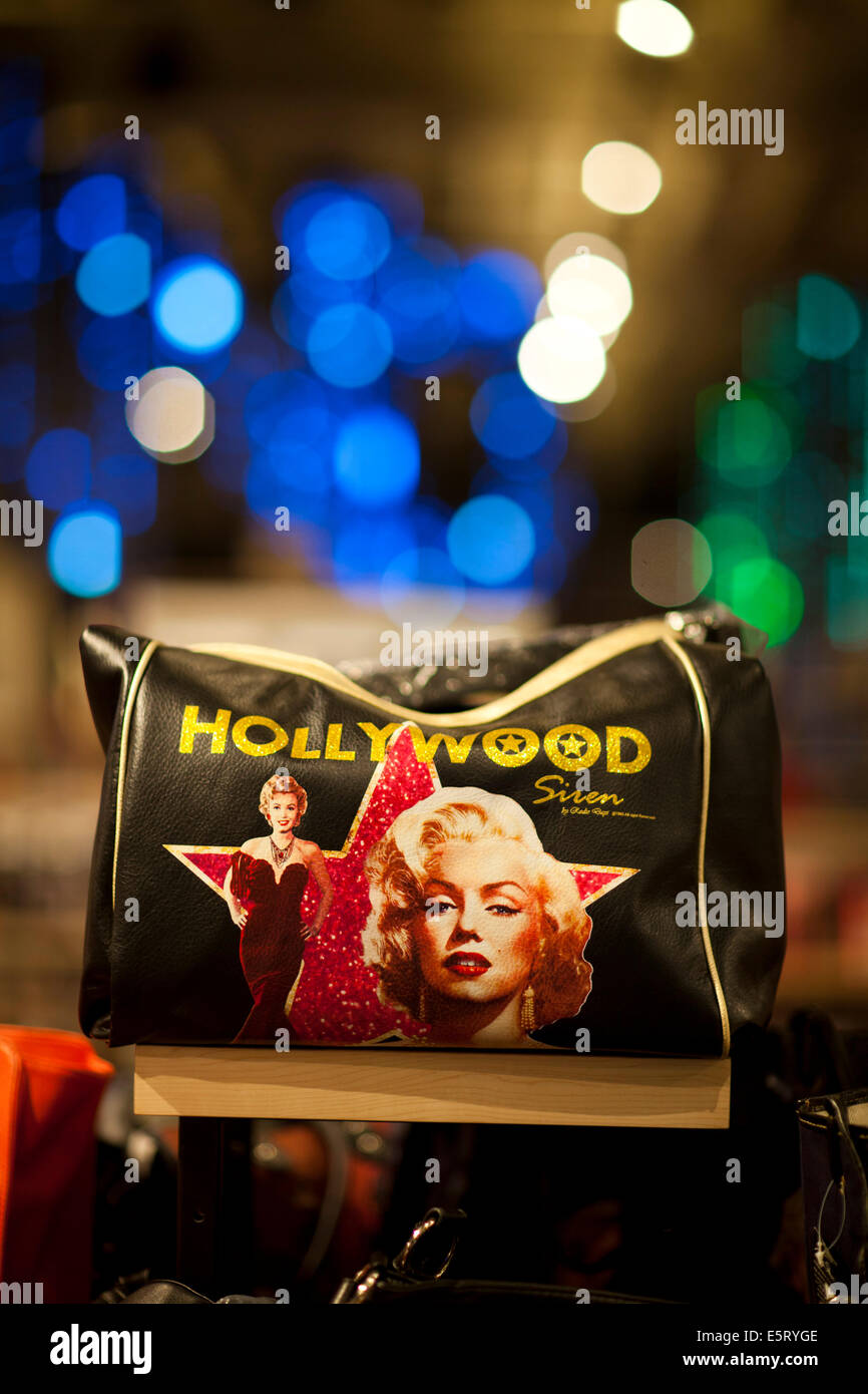 Marilyn Monroe Souvenirs at Hollywood Boulevard store called La La Land ...