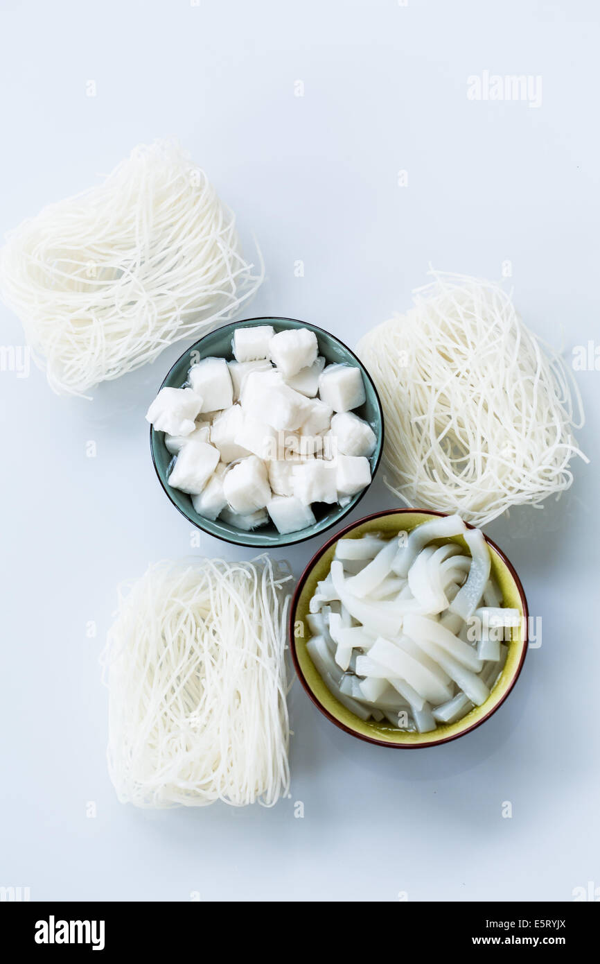 Preparation of konjac Stock Photo - Alamy