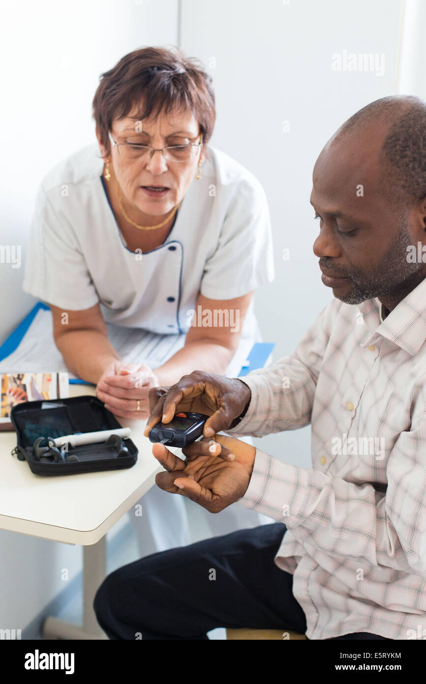 Diabetes nurse sugar hi-res stock photography and images - Alamy