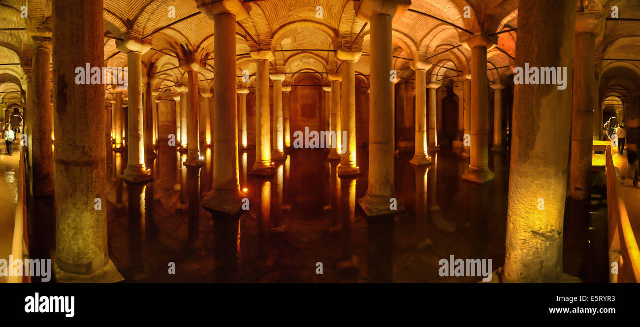 Interior of Basilica Cistern, Istanbul, Turquey Stock Photo - Alamy