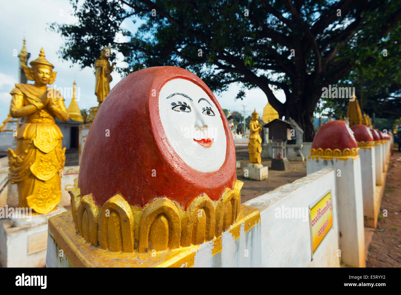 South East Asia, Myanmar, Pindaya, Nget Pyaw Taw Pagoda Stock Photo - Alamy