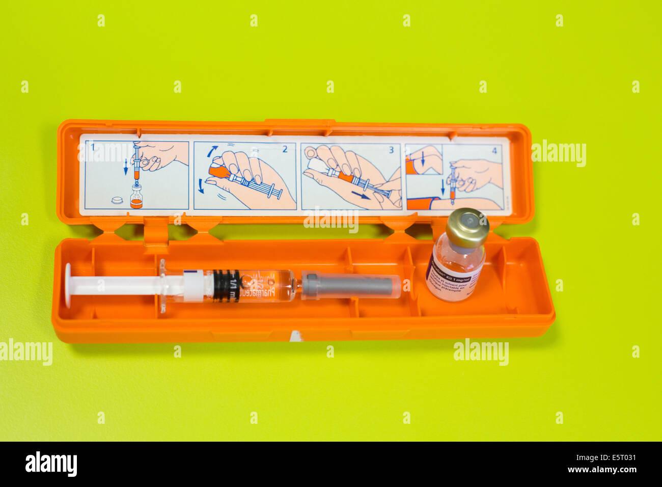 Kit GlucaGen® (glucagon), treatment of hypoglycemia in diabetics Stock ...