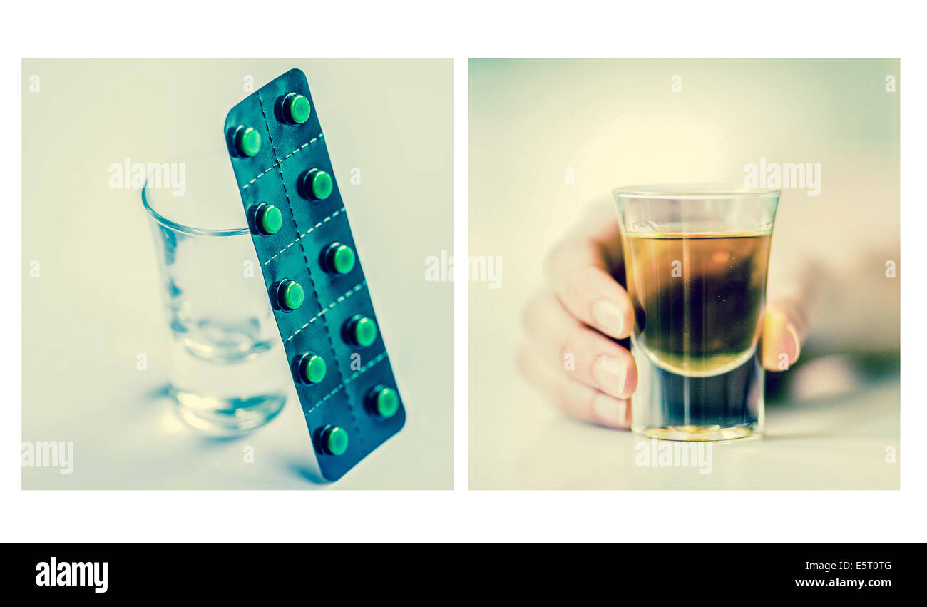 Alcohol dependence treatment Cut Out Stock Images & Pictures - Alamy