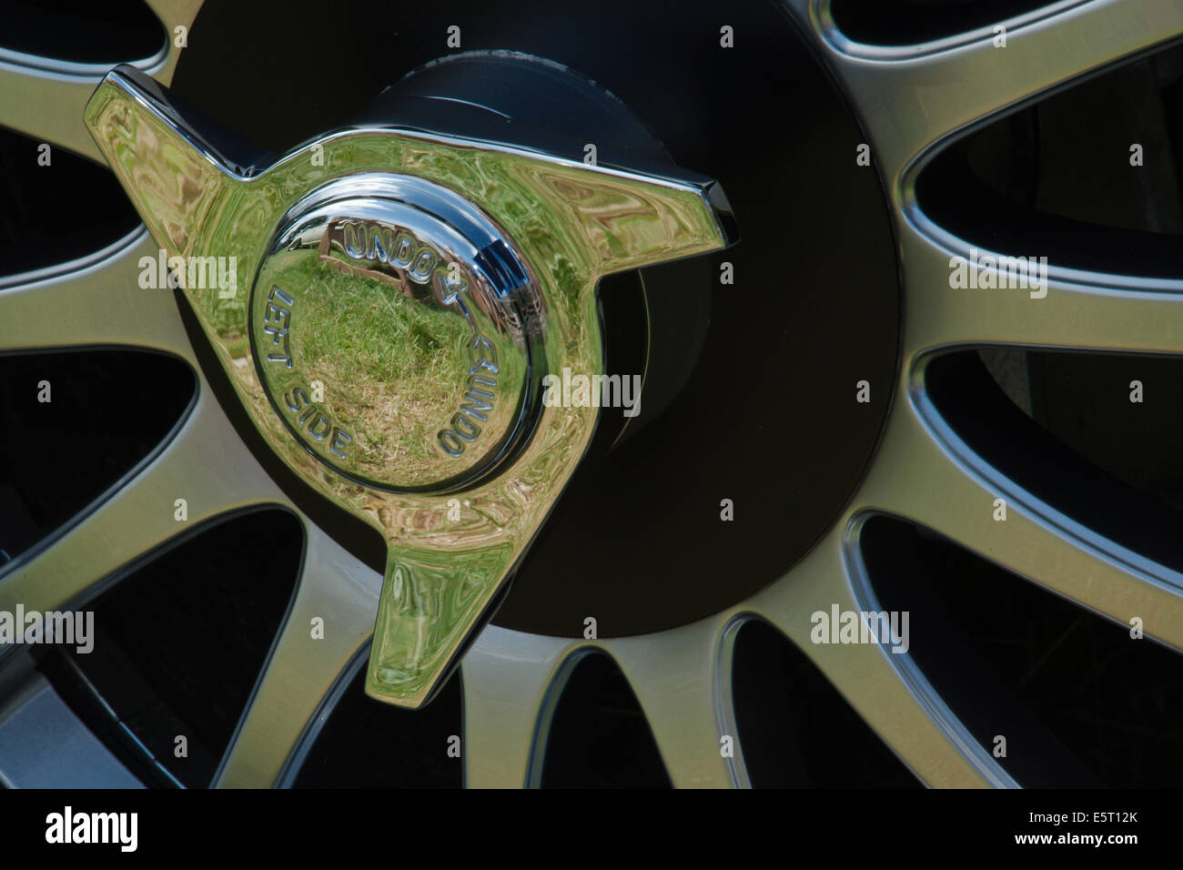 Wheel hub with directional arrows Stock Photo - Alamy