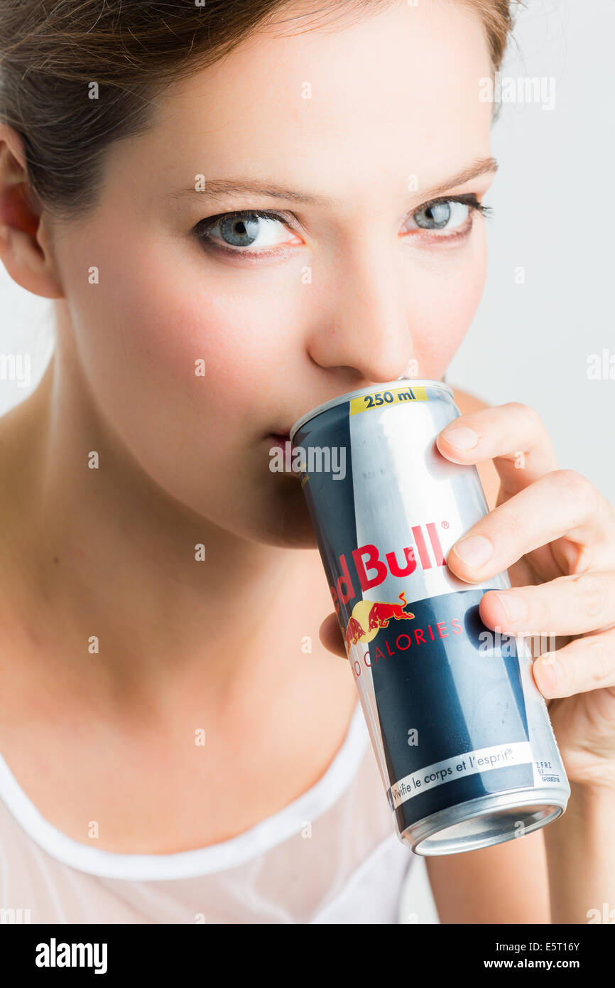 Red Bull®: taurine and cafeine-based energy drink Stock Photo - Alamy