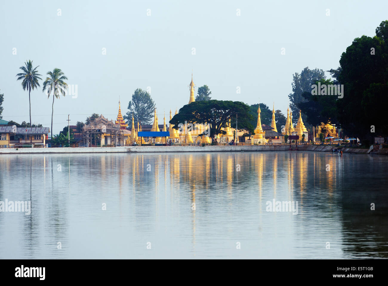 South East Asia, Myanmar, Pindaya, Pone Taloke Lake Stock Photo - Alamy