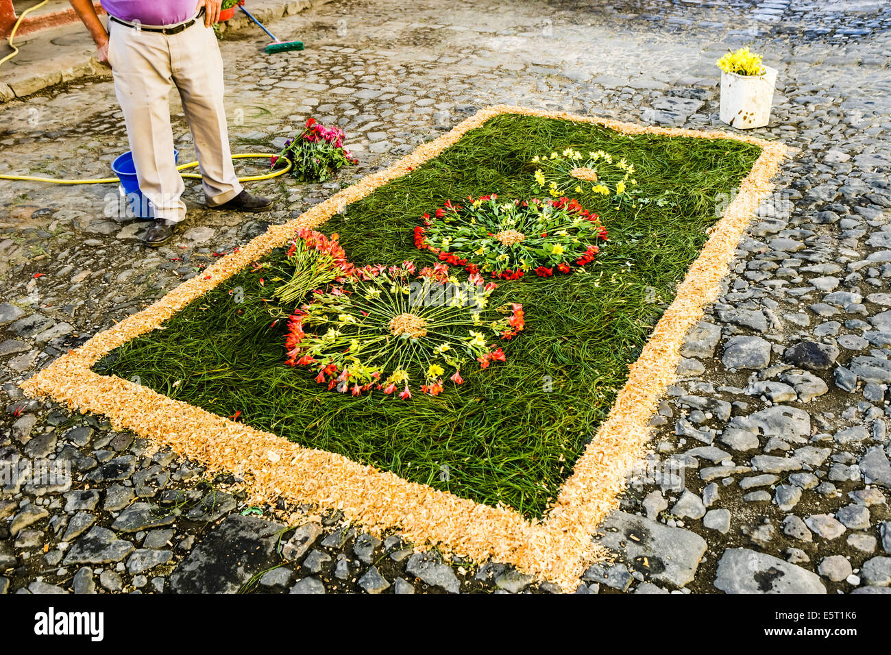 Procession during Holy Week. Antigua, Guatemala Stock Photo - Alamy