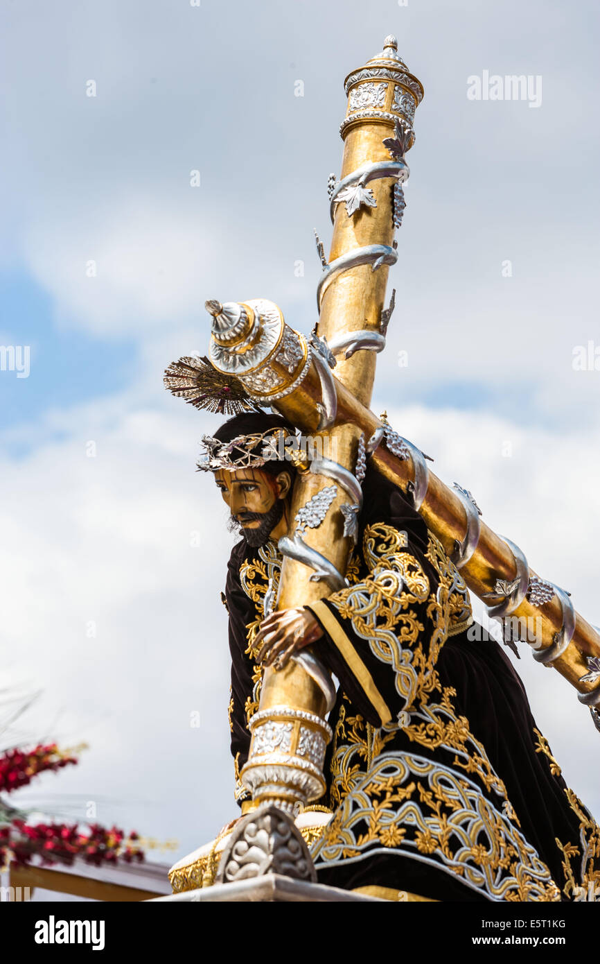 Procession during Holy Week. Antigua, Guatemala Stock Photo - Alamy