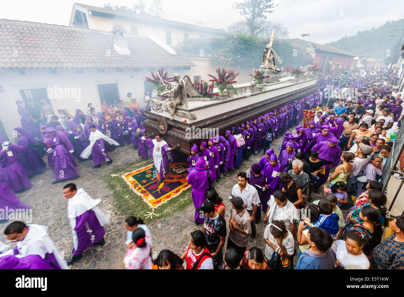 Procession during Holy Week. Antigua, Guatemala Stock Photo - Alamy
