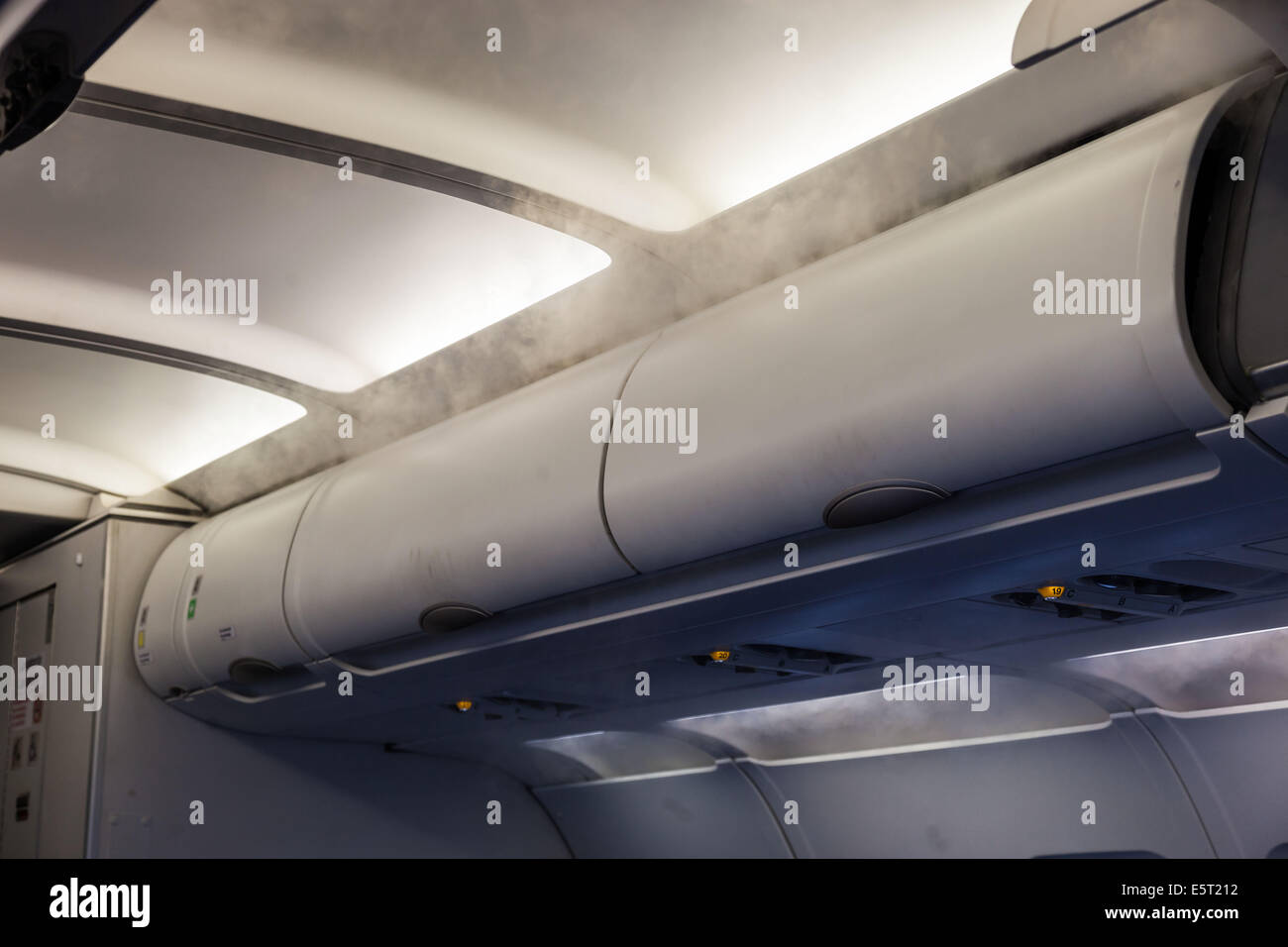 Insecticide fumigant insecticide in an airplane Stock Photo - Alamy