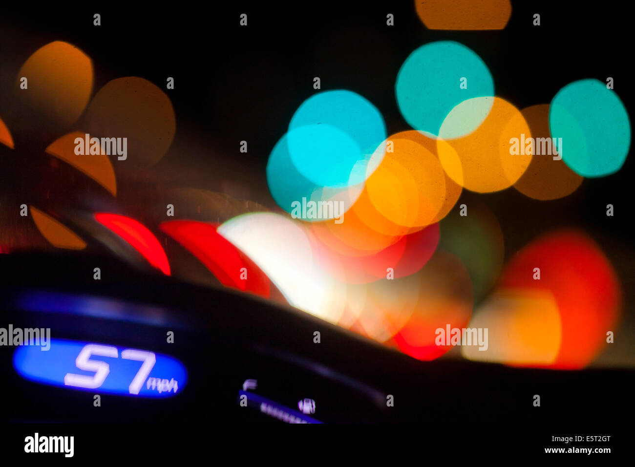 Highway night view hi-res stock photography and images - Alamy