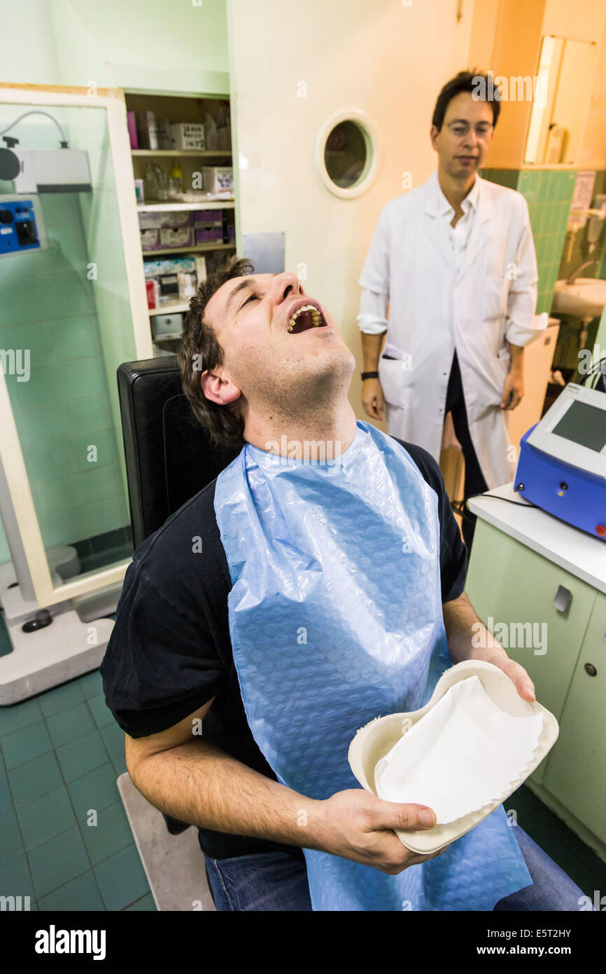 Snoring treatment by frequence radio, here gargle before local ...