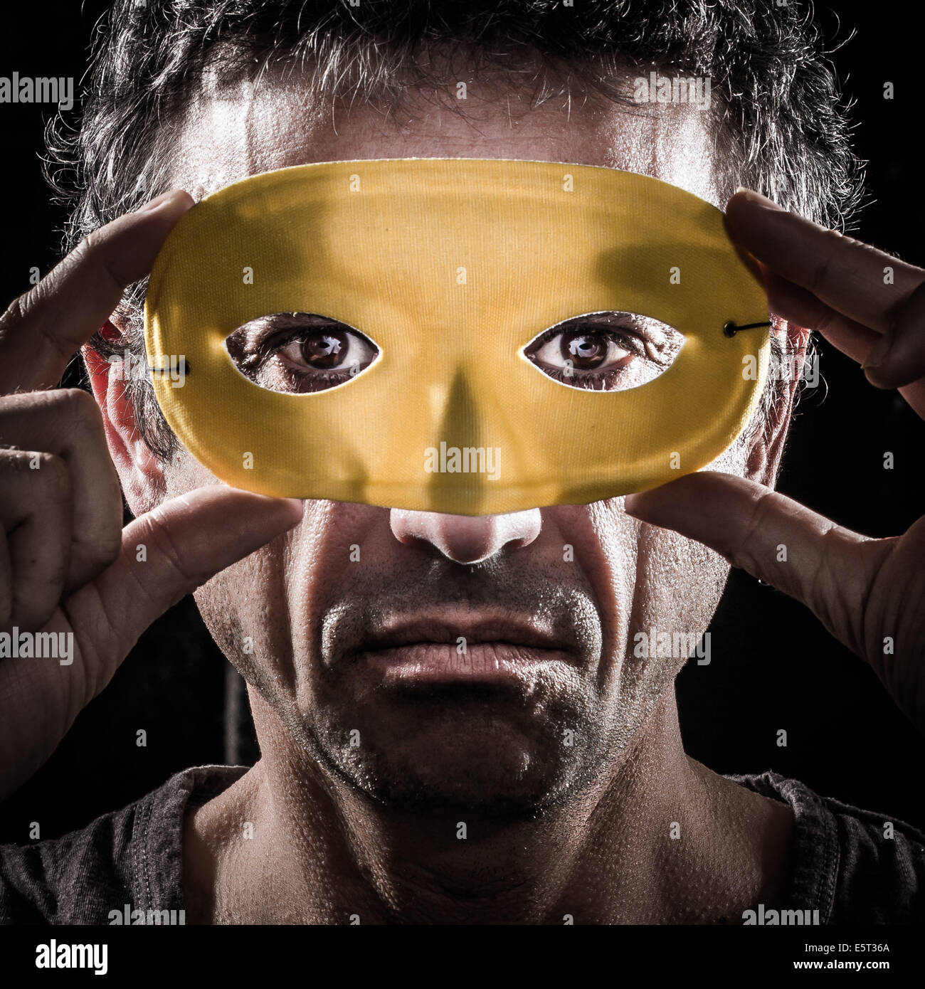 Man wearing mask Stock Photo - Alamy