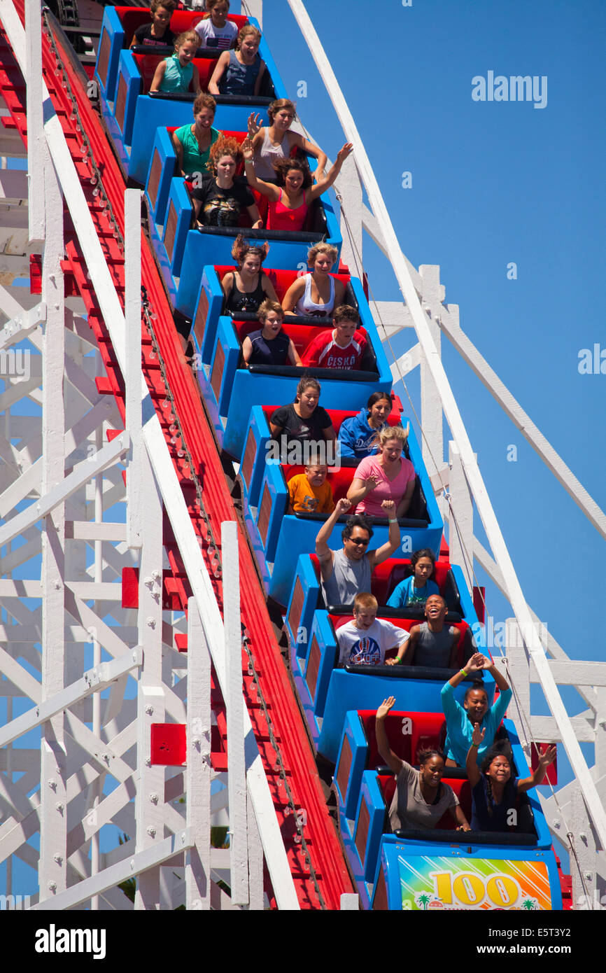 Rollercoaster,Amusement Park, Santa Cruz, California, United States of ...