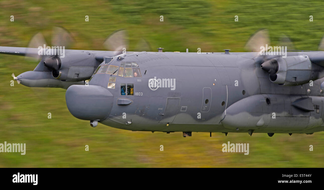 MC-130 Combat Talon aircraft low level in Wales Stock Photo - Alamy
