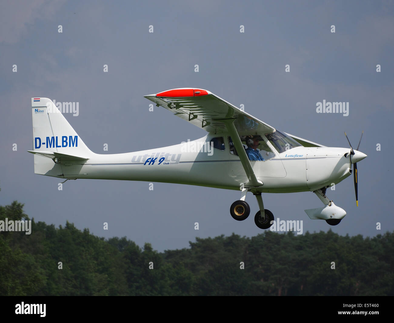 The D-MLBM B and F Funk FK9 MkIII Utility aircraft is pictured at ...