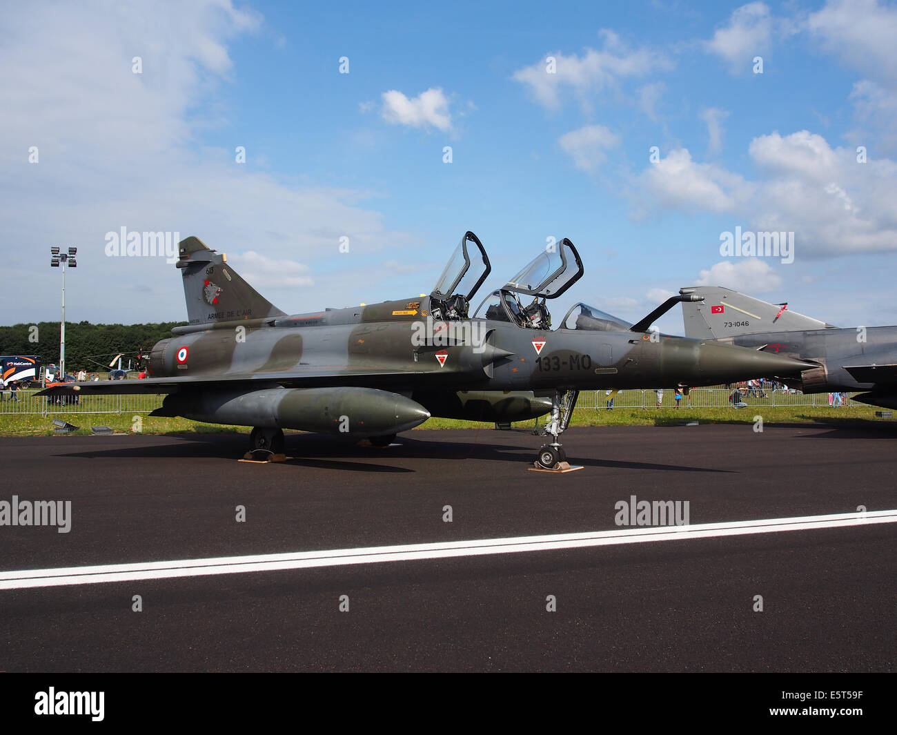 Greece air force dassault mirage 2000d 613 133 mo cn 410 hi-res stock ...