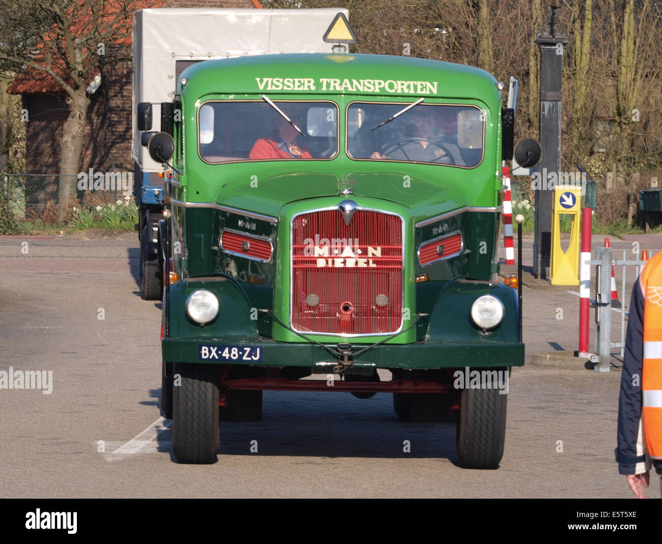 The 1956 MAN 745 L1 truck, registered with license plate BX-48-ZJ ...