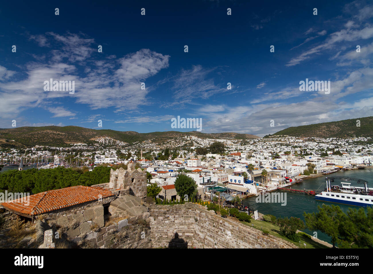 Bodrum Town in Turkey Stock Photo - Alamy