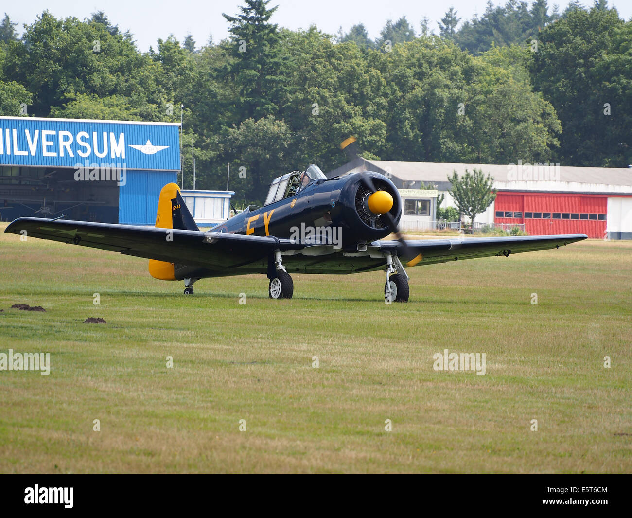 N13FY, AT-6A Texan (16544) at Hilversum Airport (ICAO EHHV Stock Photo ...