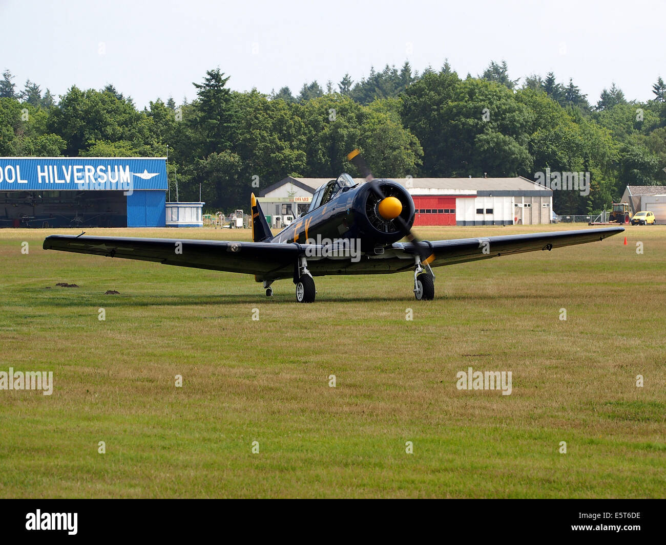 N13FY, AT-6A Texan (16544) at Hilversum Airport (ICAO EHHV Stock Photo ...