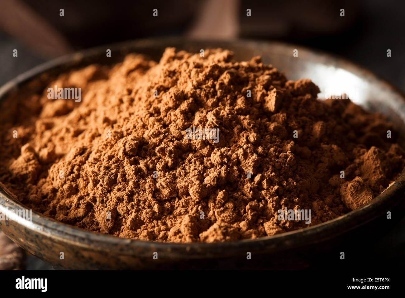 Raw Organic Cocoa Powder Used For Baking Stock Photo - Alamy