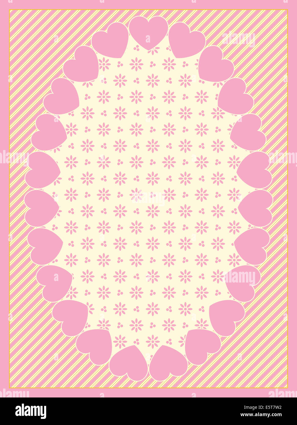 Heart border hi-res stock photography and images - Alamy