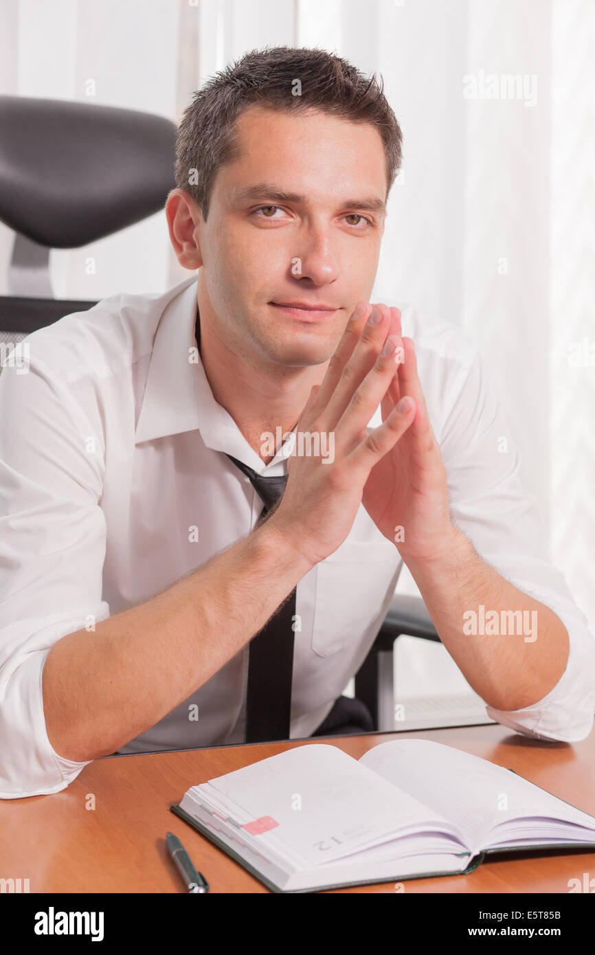 Real office worker Stock Photo - Alamy