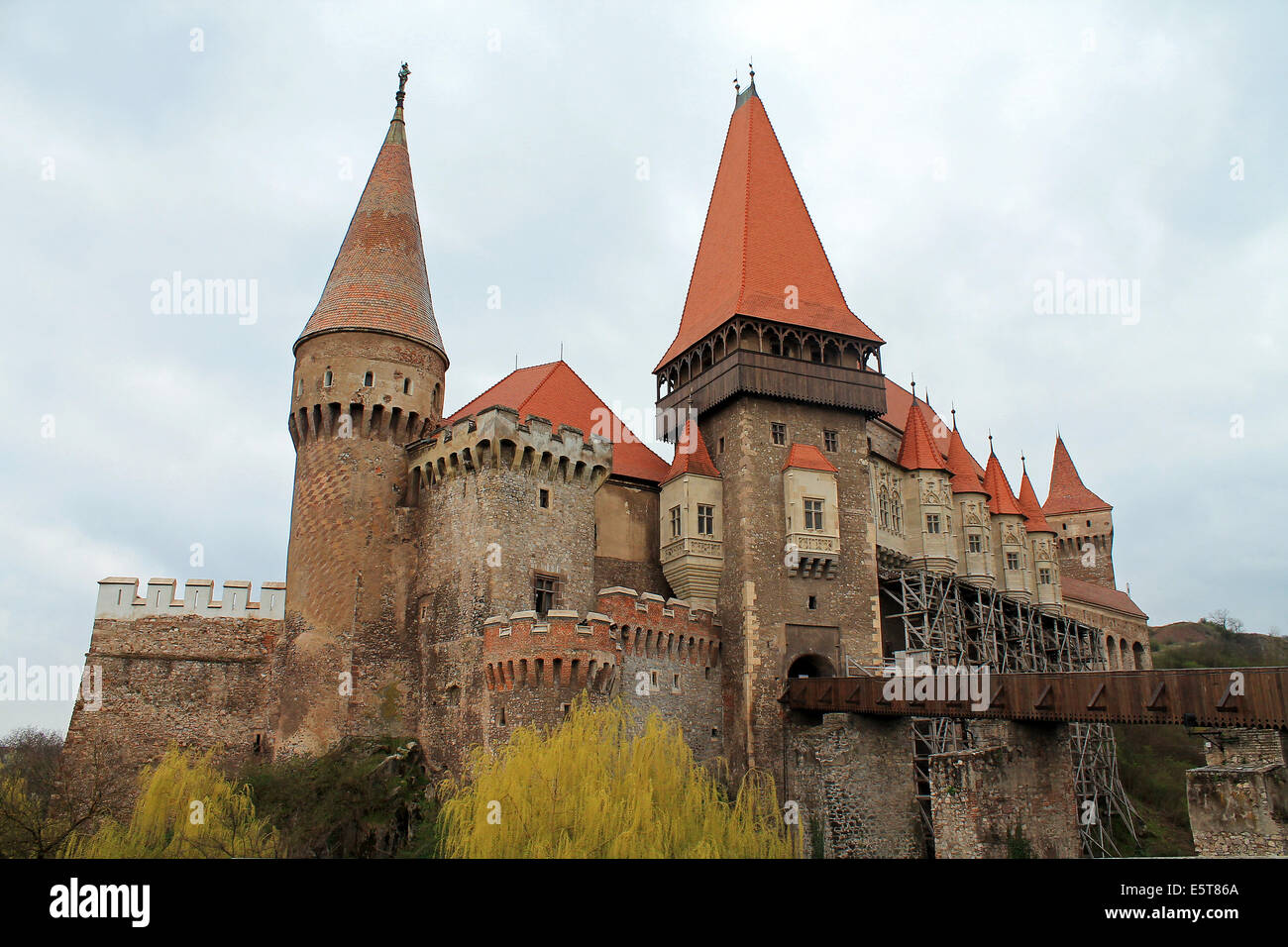 Gothic castle in Transylvania, Romania Stock Photo - Alamy