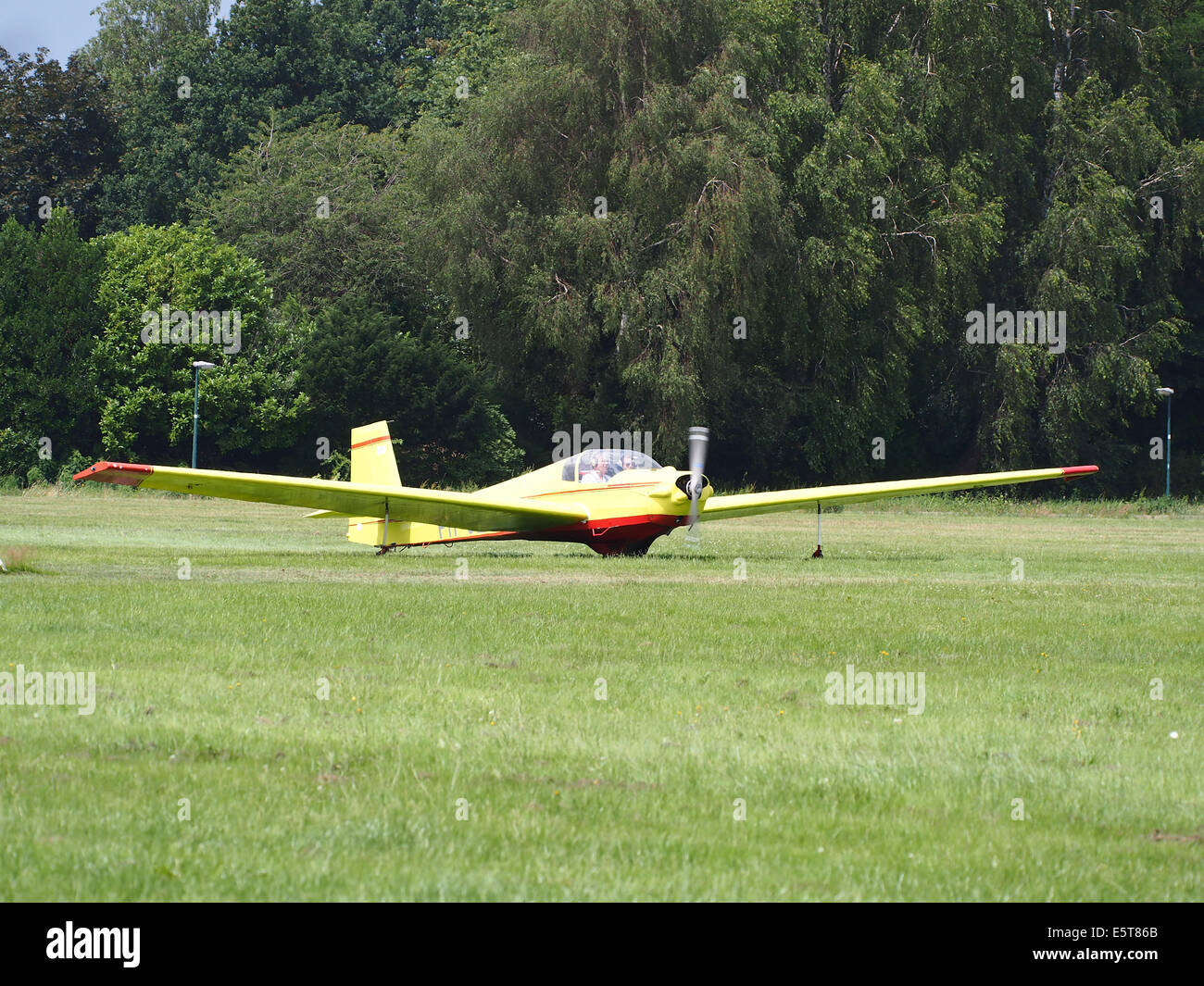 The PH-826 Scheibe SF 25 B, a glider aircraft, is seen at Hilversum ...