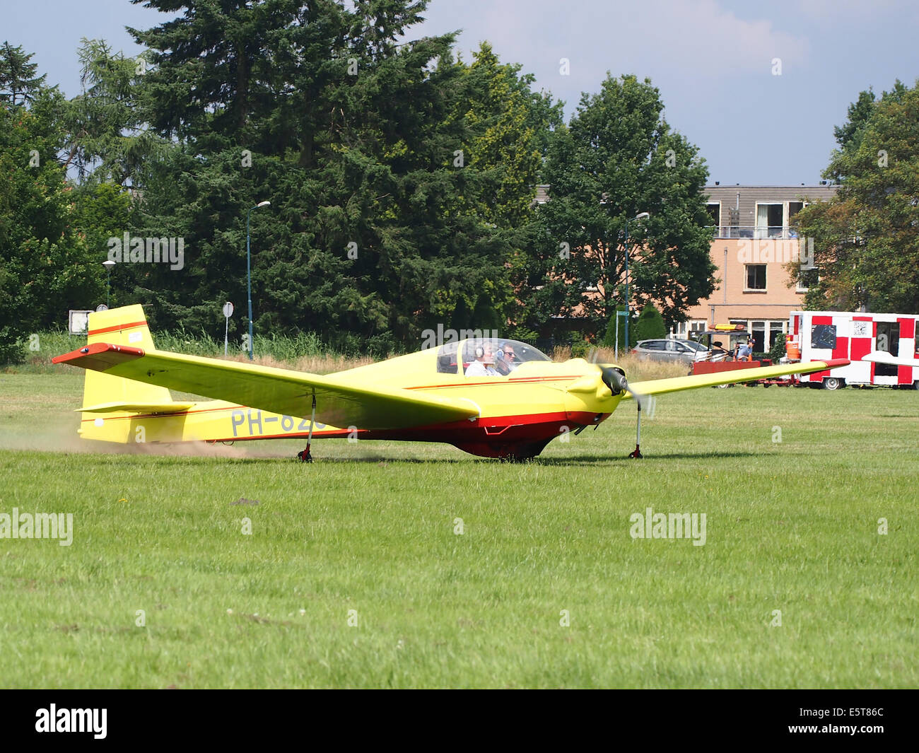 The PH-826 Scheibe SF 25 B is pictured at Hilversum Airport (EHHV ...