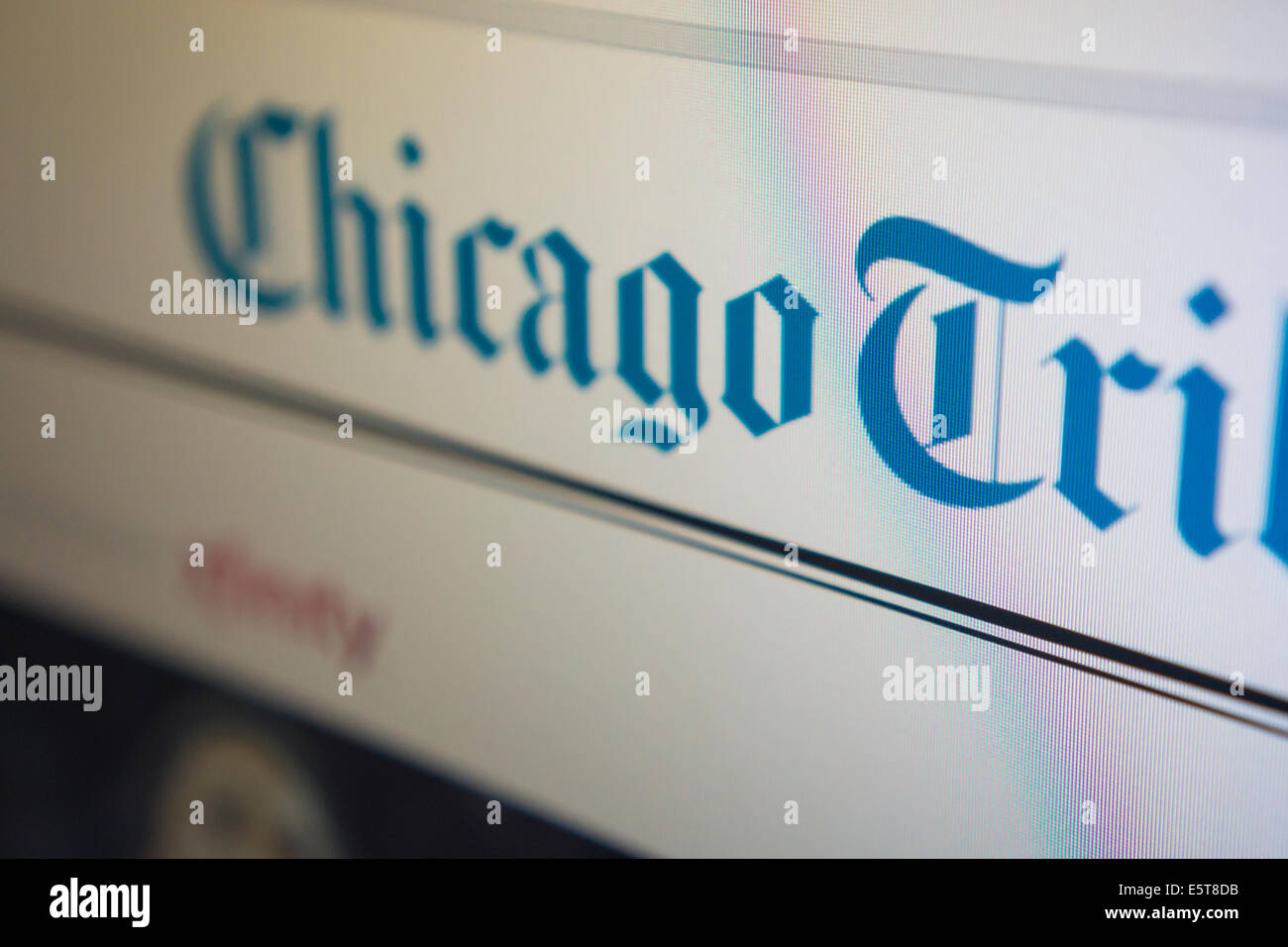 Chicago tribune front page hi-res stock photography and images - Alamy