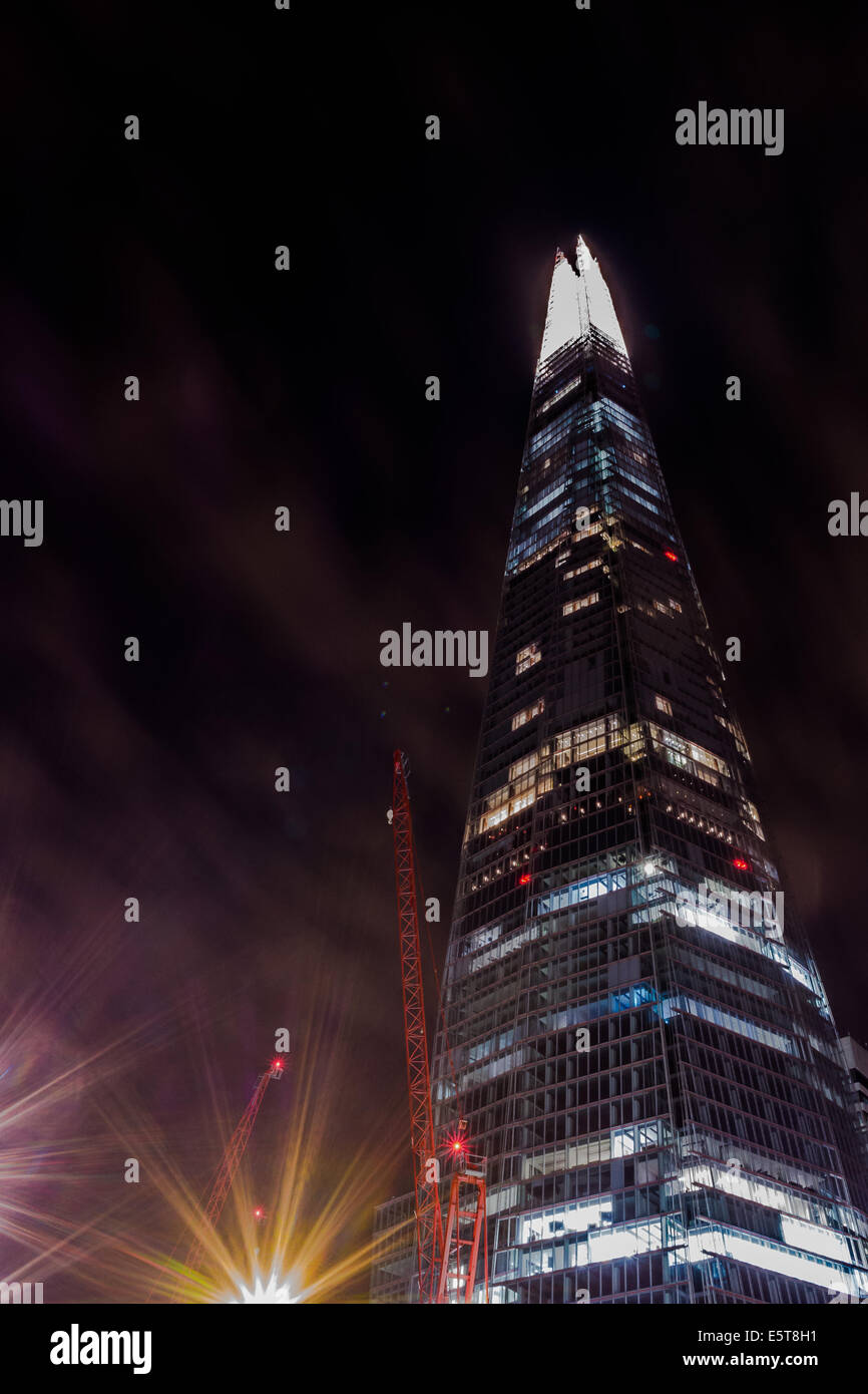 The Shard at night Stock Photo - Alamy