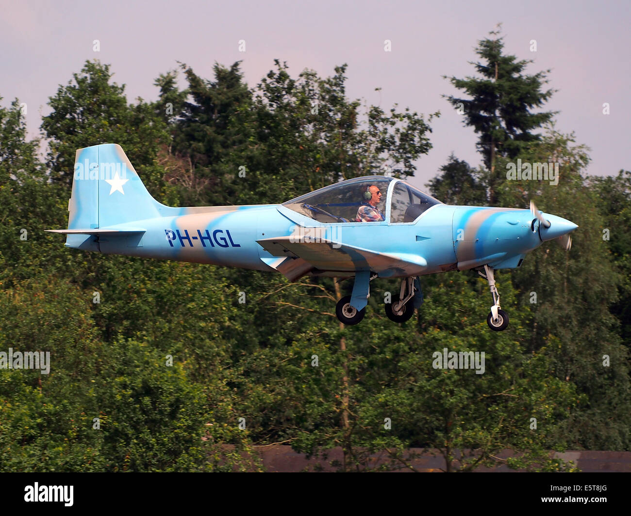 The PH-HGL Sequoia F.8L Falco, a light aircraft, is pictured at ...