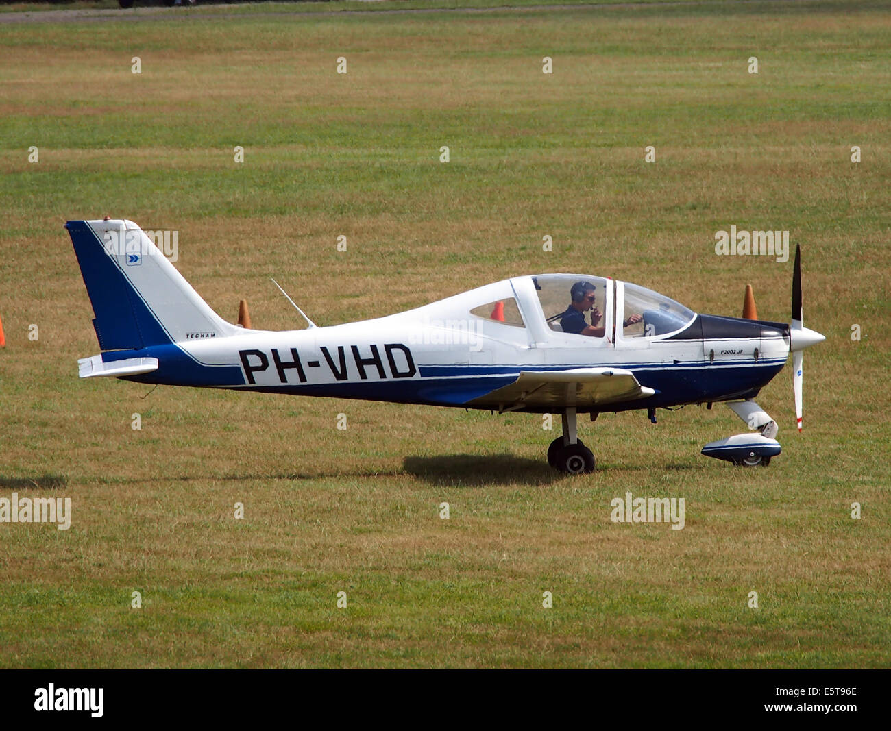 The PH-VHD Tecnam P2002-JF, a light two-seat aircraft, is seen at ...