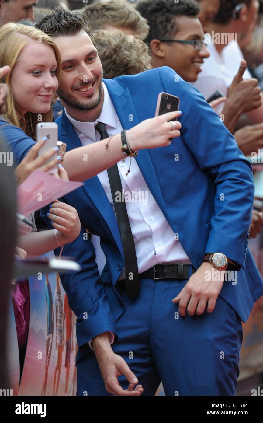 London, UK. 5th Aug, 2014. Blake Harrison attends The World Premiere of ...
