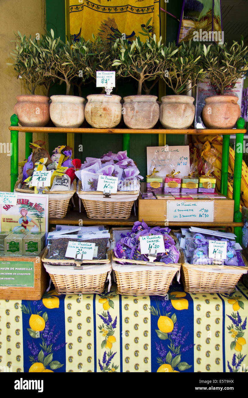 Lavender display Aix en Provence France Stock Photo - Alamy