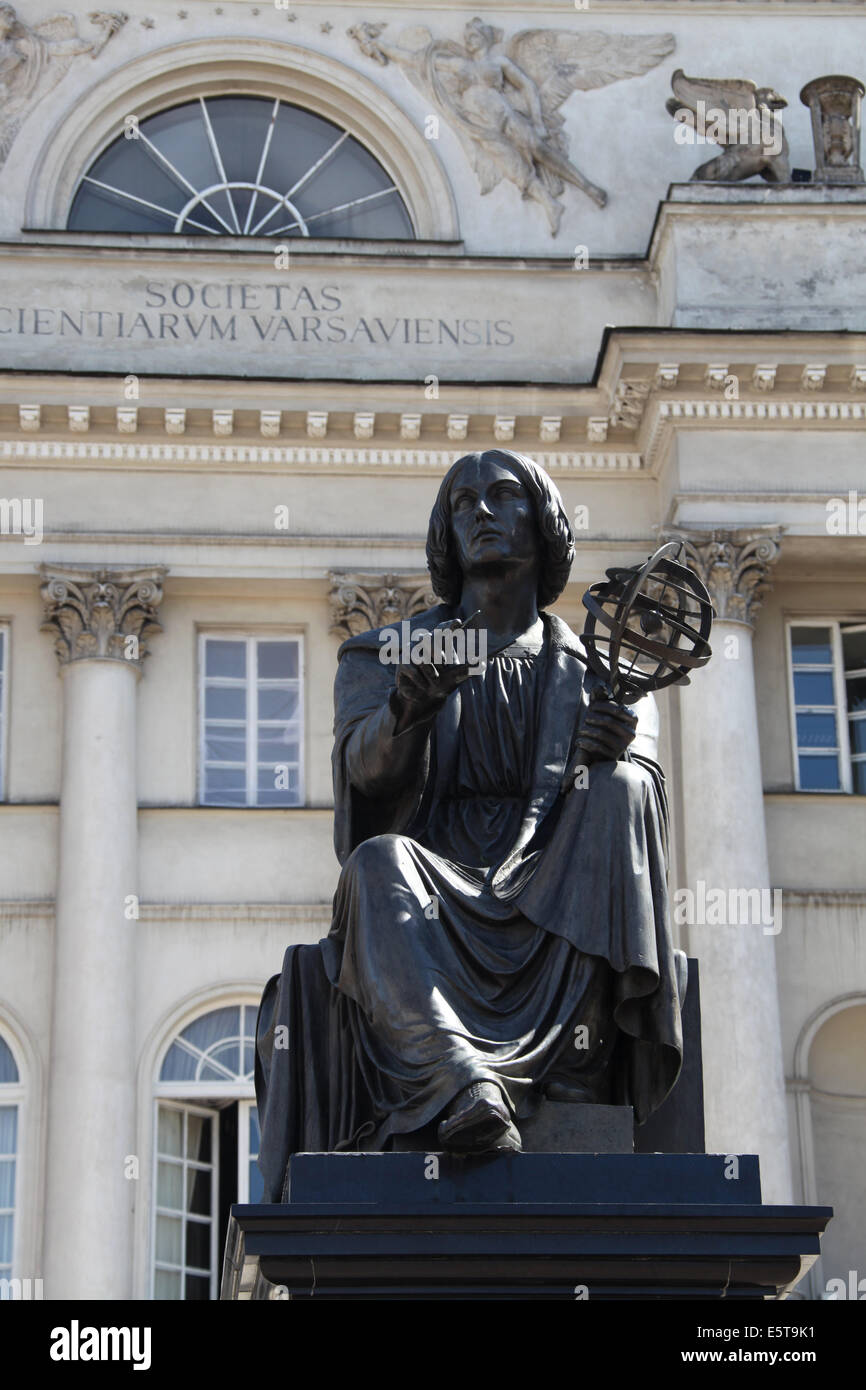 Nicolaus Copernicus Monument in front of the Academy of Sciences in ...
