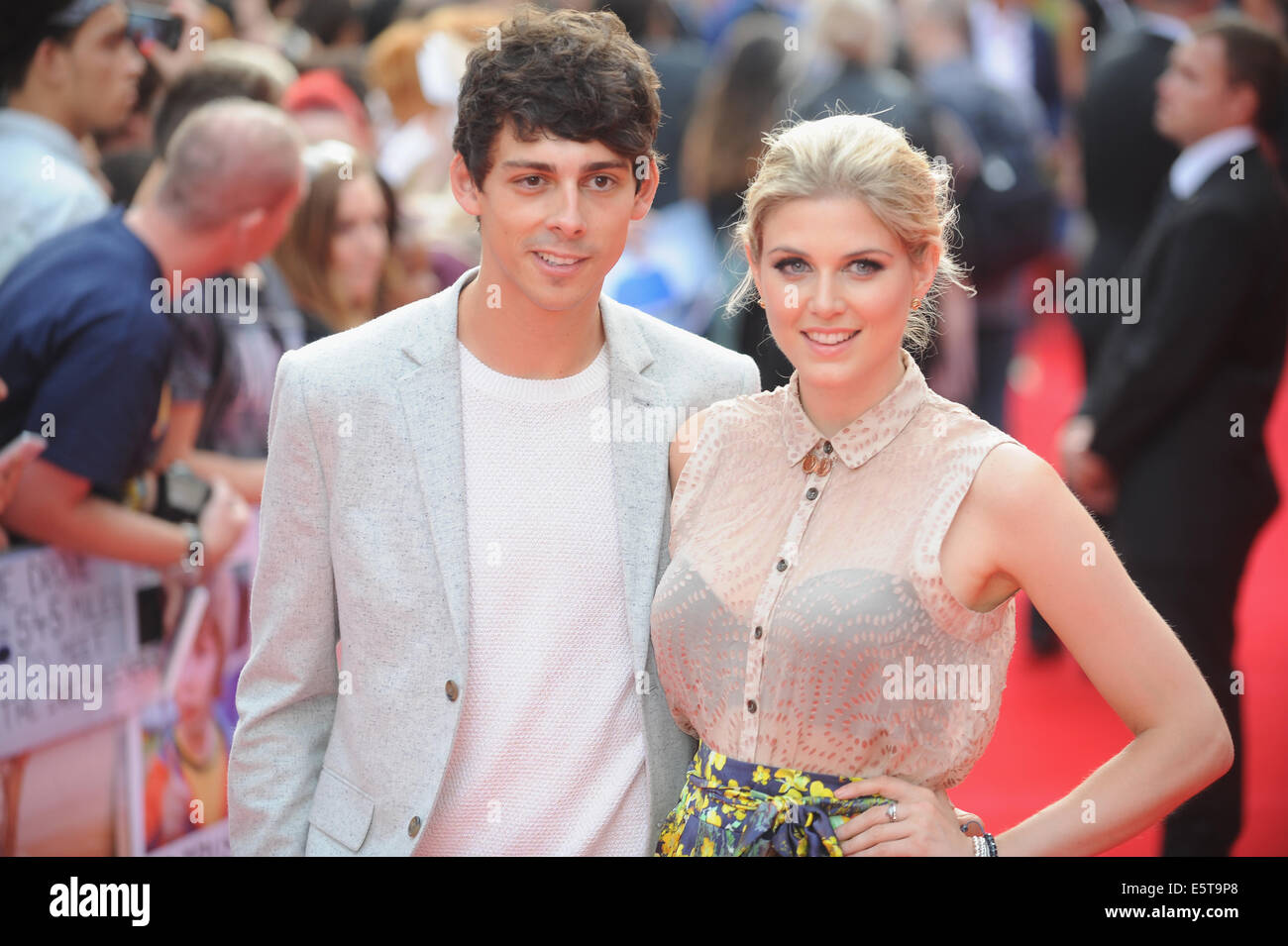 London, UK, UK. 5th Aug, 2014. Matt Richardson and Ashley Roberts ...