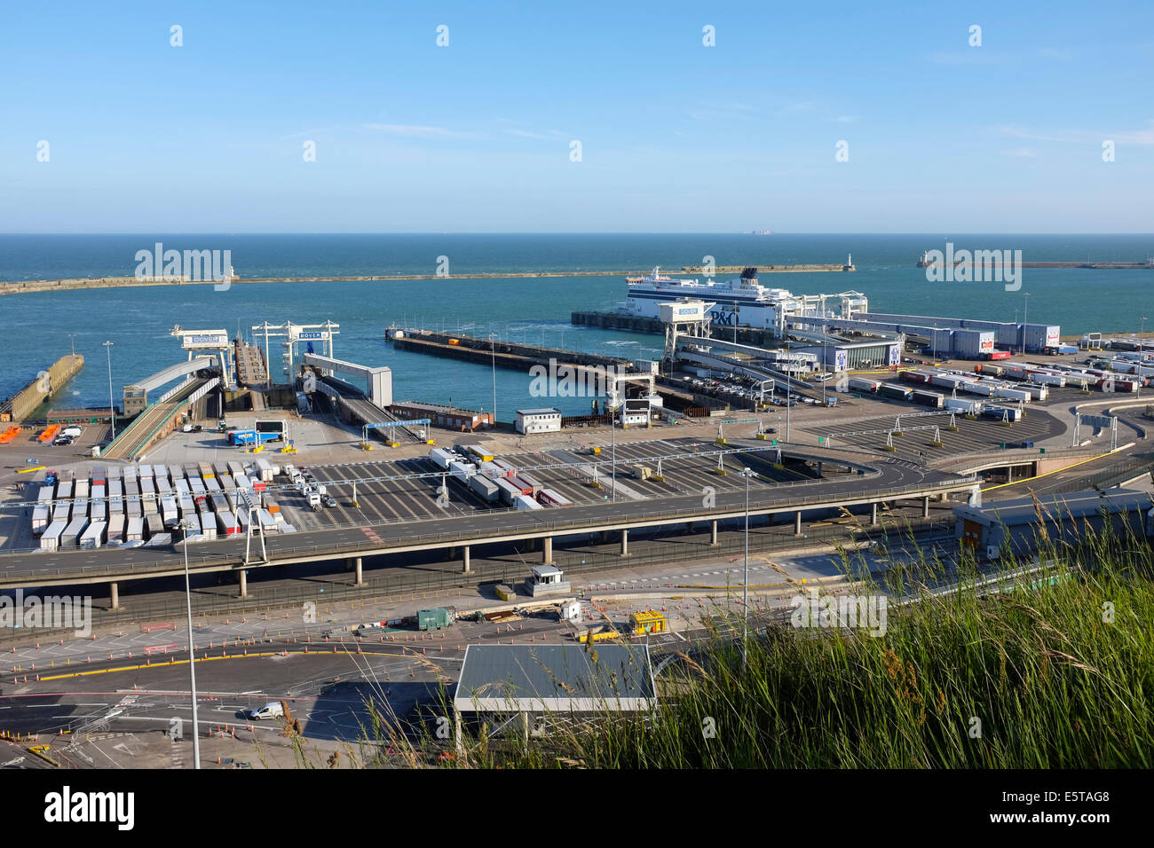 Port of Dover, UK Stock Photo - Alamy