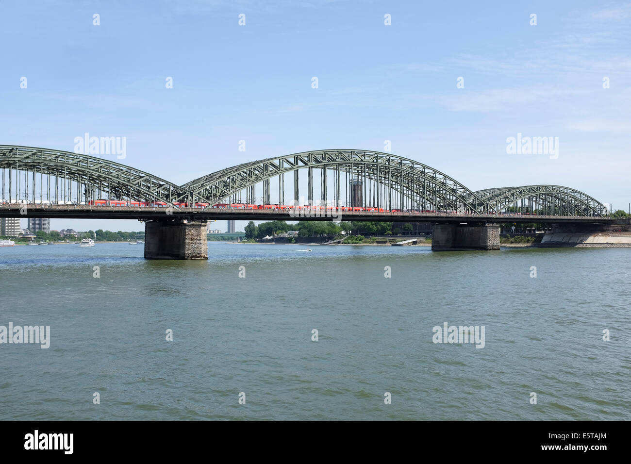Panoramic hohenzollern bridge in hi-res stock photography and images ...
