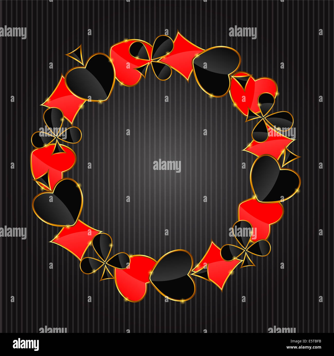 Abstract Background with Card Suits for Design. Vector Illustrat Stock ...