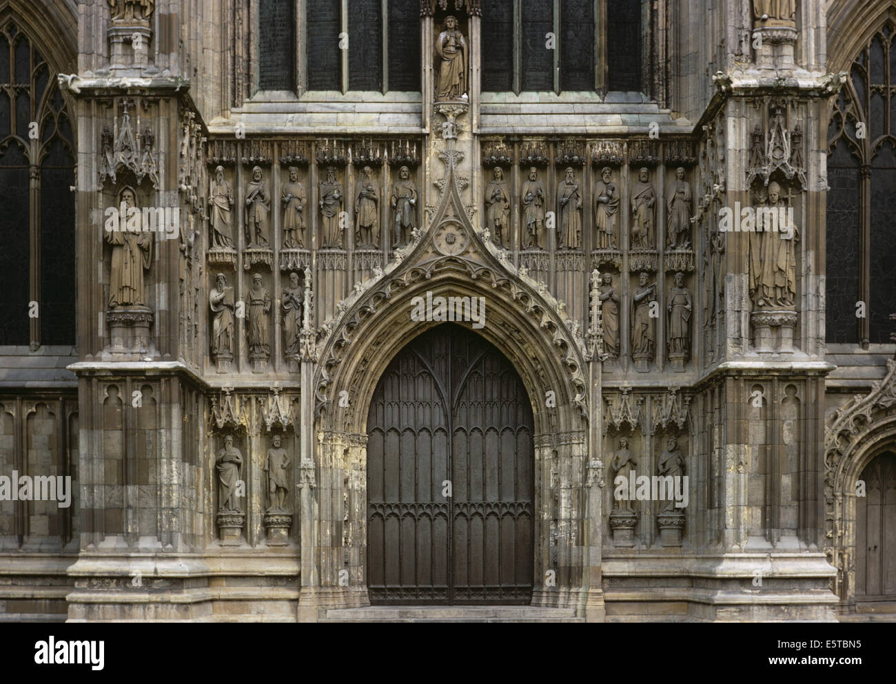 Perpendicular style west door (15C), Beverly Minster, Beverly, East ...