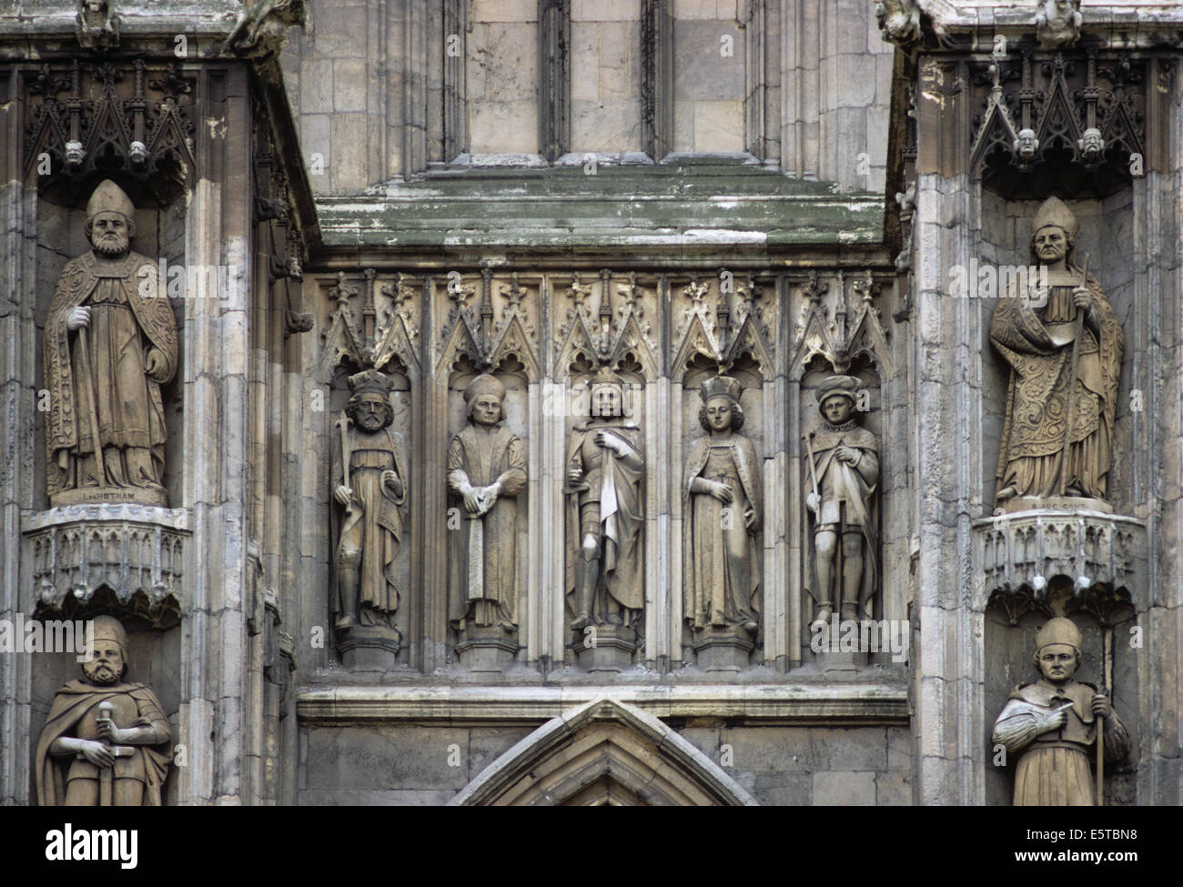 Detail above door, Perpendicular style (15C), Beverly Minster, Beverly ...