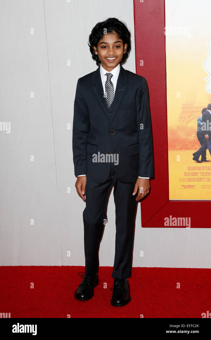 New York, US. 4th Aug, 2014. Actor Rohan Chand attends "The Hundred ...