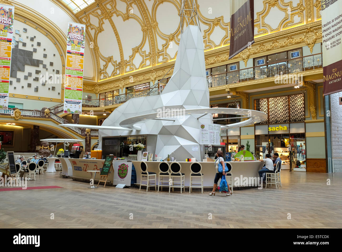 Stadsfeestzaal is a fabulous shopping mall within a magnificent 1908 ...