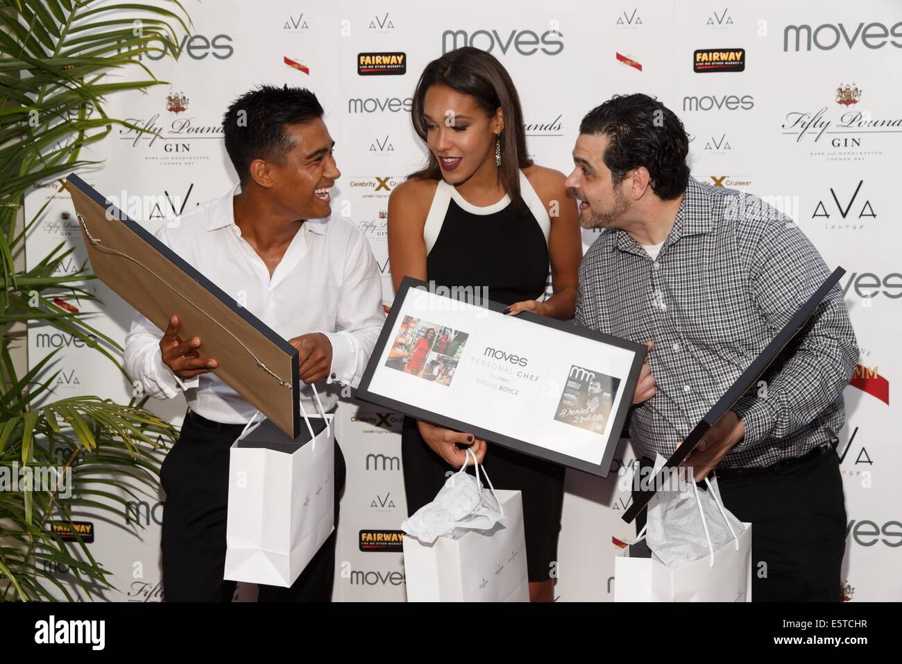 New York, NY, USA. 5th Aug, 2014. Jordan Andino, Simon Boyce, Manuel ...