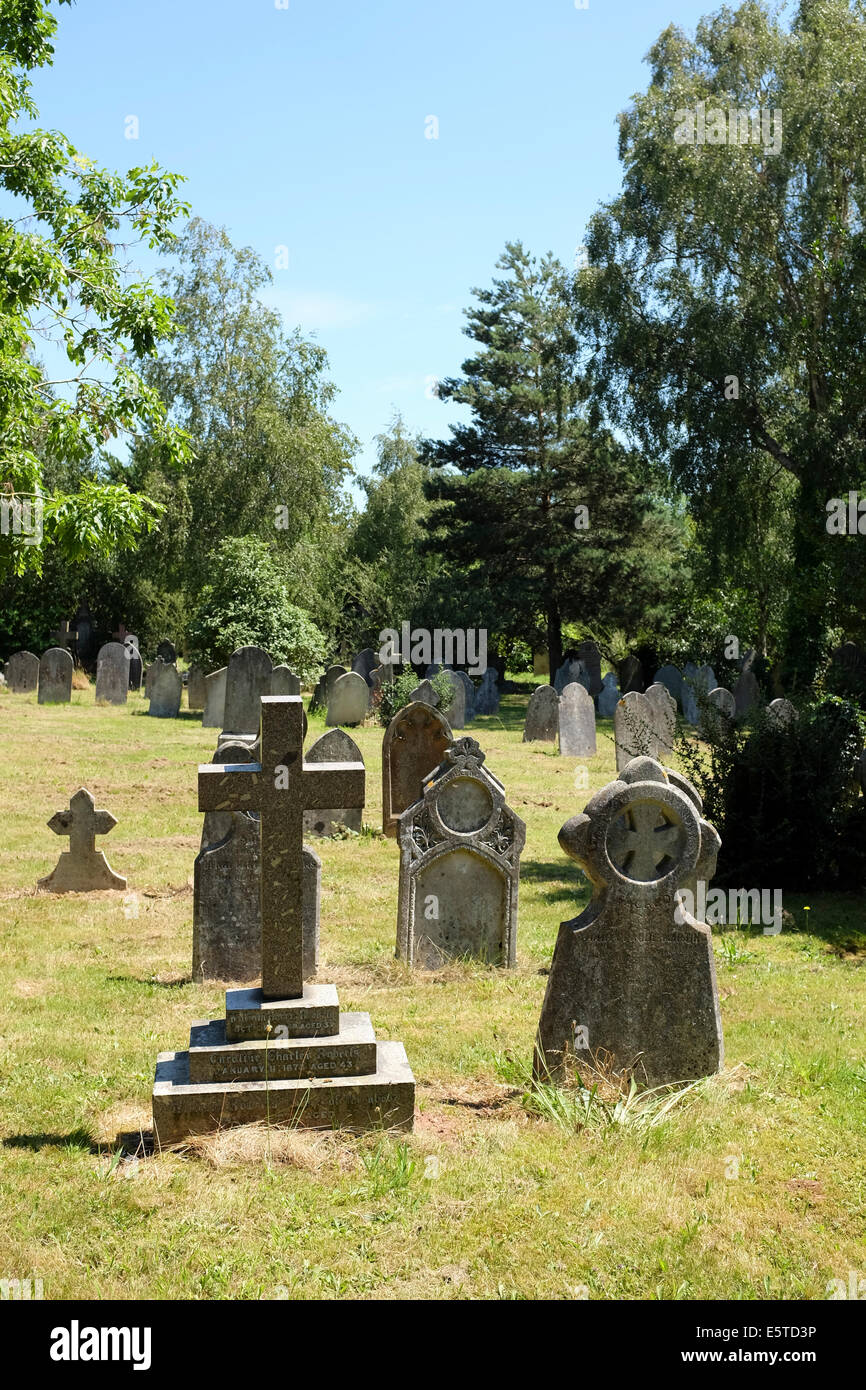 Tombs at Higher Cemetery of Exeter, England, UK Stock Photo - Alamy