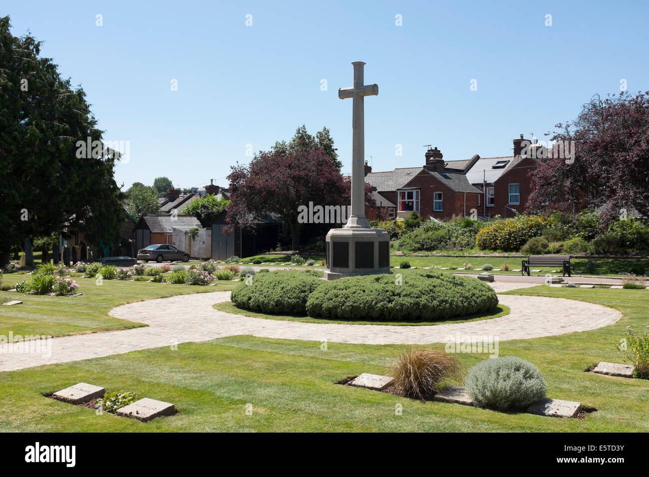 First World War Memorial at Higher Cemetery of Exeter, England, UK ...